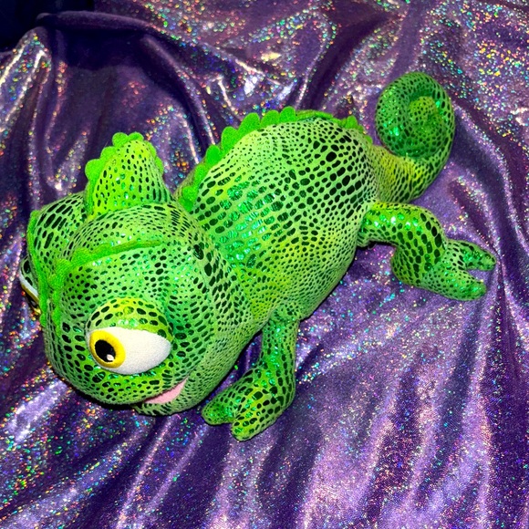 Disney | Toys | Disney Rapunzel Pascal Chameleon Plush | Poshmark